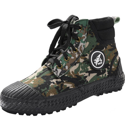 正品3537冬季加绒解放鞋高帮耐磨防滑保暖防寒鞋户外工作劳保棉鞋