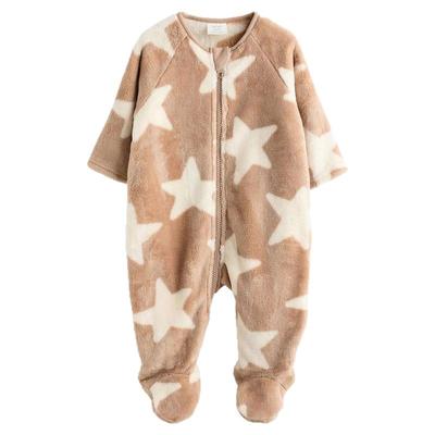 next婴儿秋冬珊瑚绒连体衣爬爬服