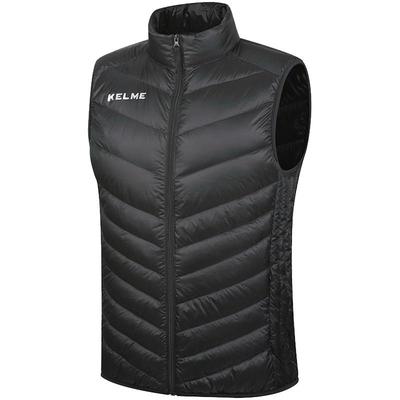 kelme卡尔美运动羽绒男足球马甲