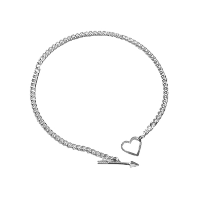 SaskiaDiez丘比特爱心纯银手链