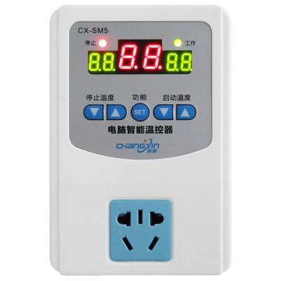 高精度电子温控器孵化开关可调温度控制器插座数显智能220v鱼缸
