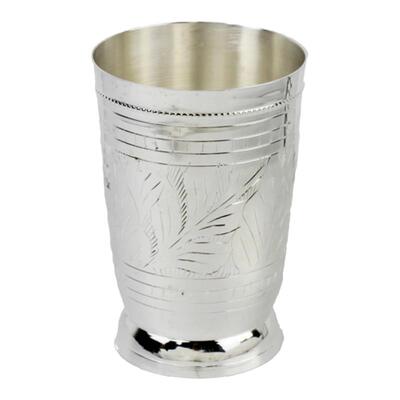 印度进口黄铜水杯纯手工雕刻