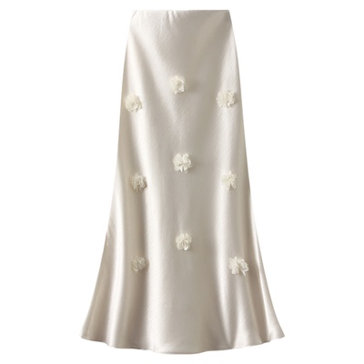 BenHou/本后花朵鱼尾半身裙