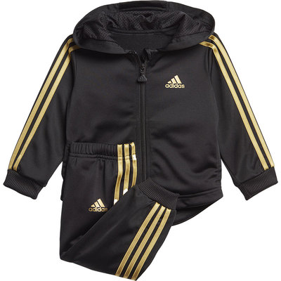 Adidas/阿迪达斯正品当季新款婴童连帽运动休闲套装 FM6381