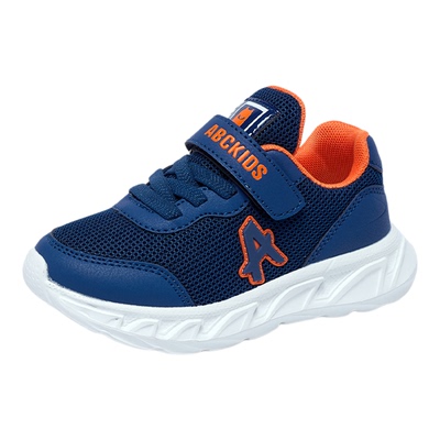 Abckids童鞋 儿童运动鞋2026春秋新款网面软底透气轻便男童跑步鞋