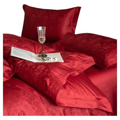 设计师款】斯得福提花婚庆四件套