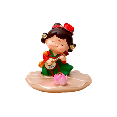 国风唐仕女手机支架桌面可爱礼物