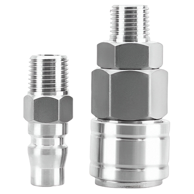 304不锈钢自锁快速接头耐温SM10