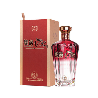 双沟1732鸿韵52度浓香型白酒