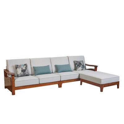 家具拐角沙发顺心海棠木中式