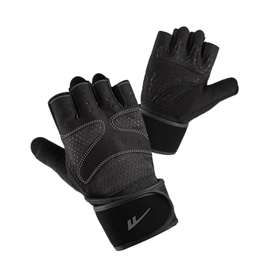 回力手套男女健身器械单杠护腕防滑训练半指运动骑行滑雪加长减震