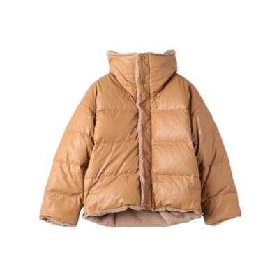 日本原单两面穿皮毛一体宽松