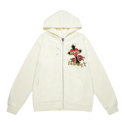 edhardyx2023烫钻连帽