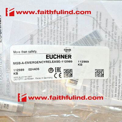 议价Euchner 112989 安士能连接器 MGB-A-EMERGENCYRELEASE-11298