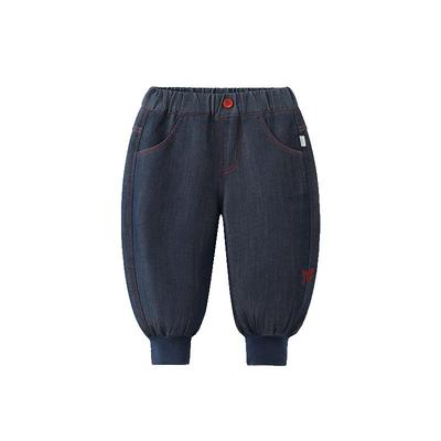 齐齐熊宝宝牛仔裤冬款加绒加厚