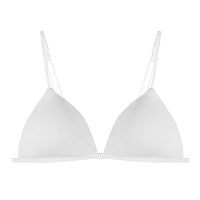 前扣式法式黑白蝴蝶少女内衣