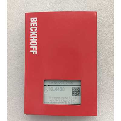 【请询价】倍福模块KL4438全新品现货8路模拟量输出12
