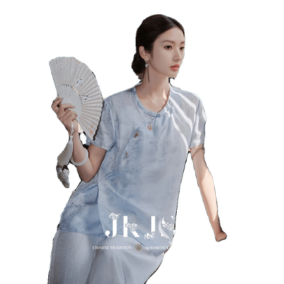 新中式斜襟国风上衣JKJS