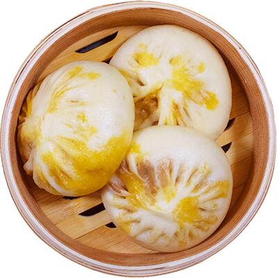 风马牛蟹黄肉包10袋1000g蟹黄多