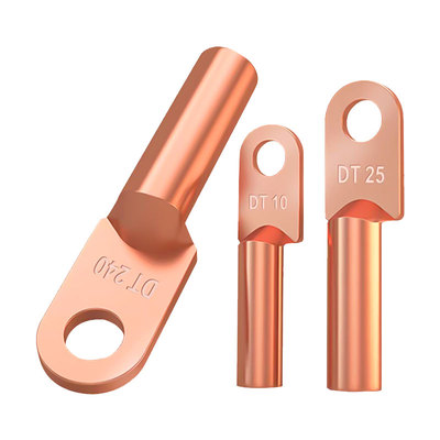 DT铜鼻子接线端子紫铜线鼻耳接头