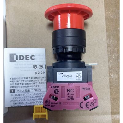 议价日本IDEC和泉原装急停按钮开关HW1B-V402R-EMO，HW1L-MF2104Q