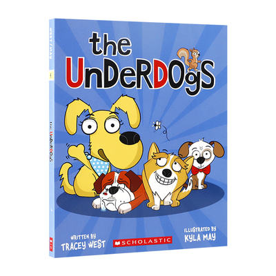 英文原版The Underdogs失败的狗狗 克服困难的成功故事中小学生英语课外读物儿童趣味故事桥梁章节书Dragon Masters驯龙大师插画家