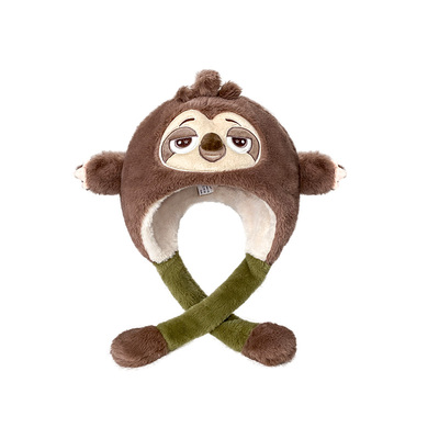 迪士尼豹警官毛绒帽保暖护耳