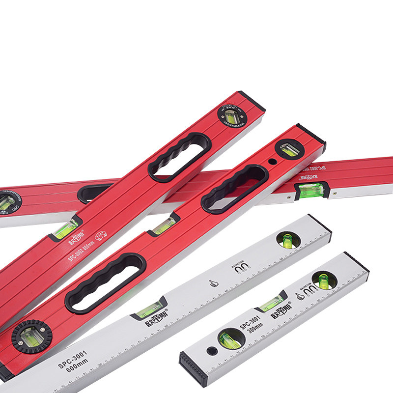 水平尺高精度平水尺靠尺迷小型铝合金实心防摔平衡仪工具强磁家用_虎窝淘