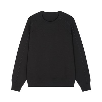 宽松速写长袖套头卫衣