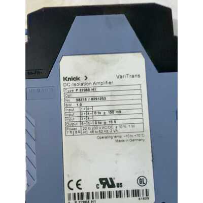 【请询价】德国科尼克Knickp27068H1实物图单价850