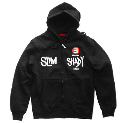 Eminem态度卫衣拉链开衫