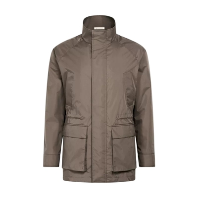 Suitsupply灰褐色锦纶男士外套