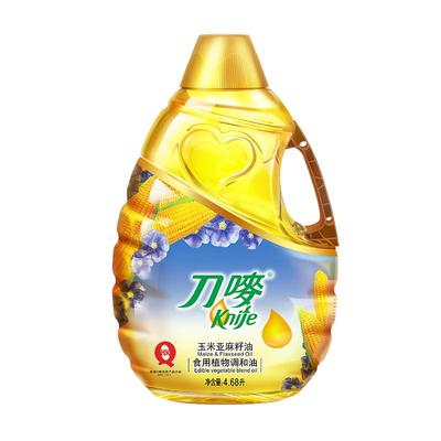 knife/刀唛玉米亚麻籽油4.68L/瓶