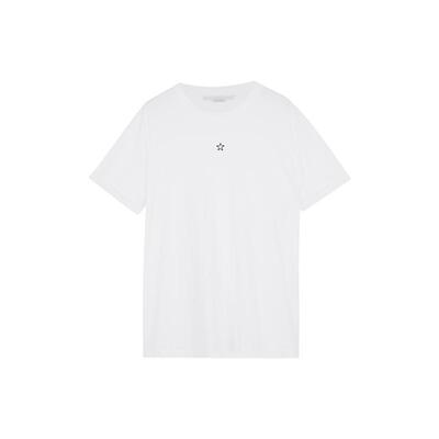 女士纯棉T恤刺绣五角星简约上衣