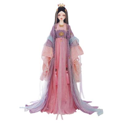 3分bjd女娃娃娃嫦娥古装套装