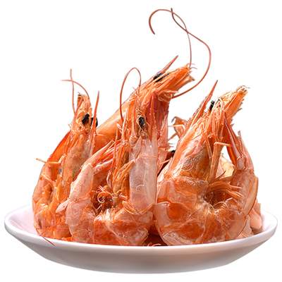 讨海船即食烤虾干大号海虾零食