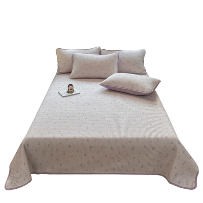 纯棉床盖防滑防尘罩不跑位可机洗