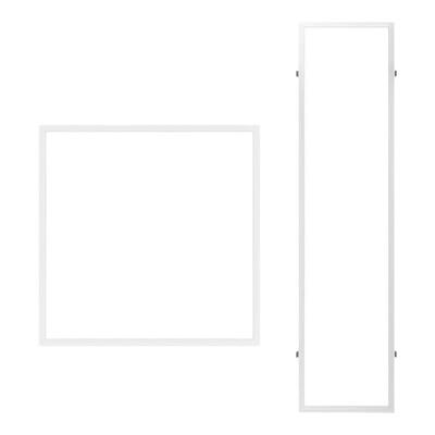 弹簧卡扣开孔58*58铝框直发光灯