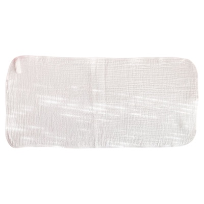 100全棉白色童巾a类婴儿2025新款