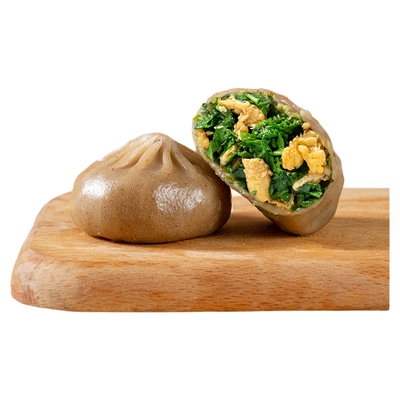 野人日记荞麦包子膳食小笼包
