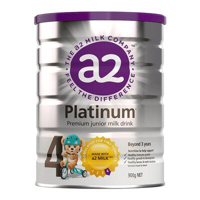 满罐换礼品澳洲a2奶粉4段紫白金