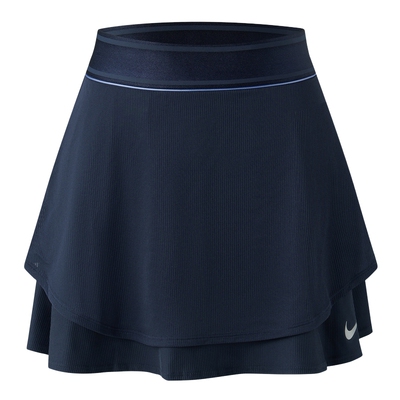 NIKE耐克网球裙女裙子夏季速干透气高腰拼接短裙运动裙HJ8985-437
