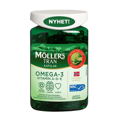 挪威Mollers沐乐思深海鱼油鳕鱼鱼肝油双效鱼油大脑鱼油心脏鱼油