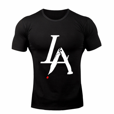 纯棉圆领短袖T恤男运动跑步上衣