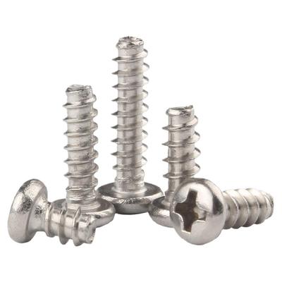 304不锈钢十字圆头平尾自攻螺钉