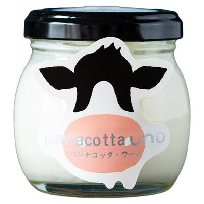 宇野牧场牛乳布丁单枚