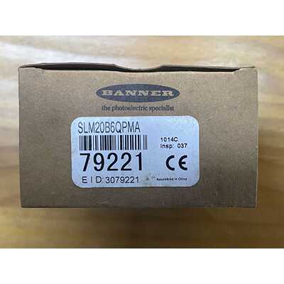 下单前咨询全新BANNER邦纳光电开关SLM20B6QPMA，型号是7
