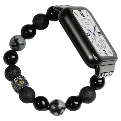 星芒适用小米手环6/7/8/9pro表带华为八九十fit3/4代腕带串珠表链