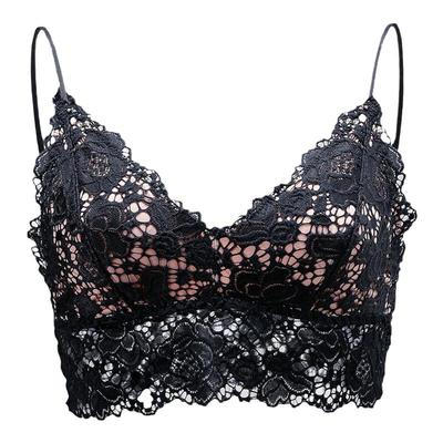 法式薄款无钢圈吊带裹胸