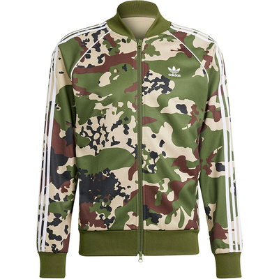 Adidas/阿迪达斯官方正品三叶草CAMO SSTR TT男士运动外套IS0253